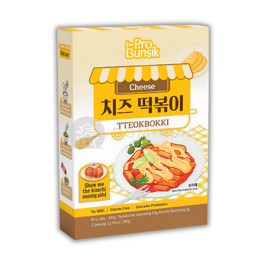 Tteokbokki o smaku serowym PROBUNSIK 343g | Banh Gao An Len Vi Pho Mai ...