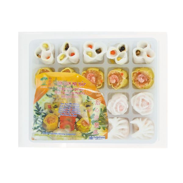 Pierożki Dim Sum Mix THREE COCONUT TREE 500g | Ha Cao Mix BA CAY DUA ...