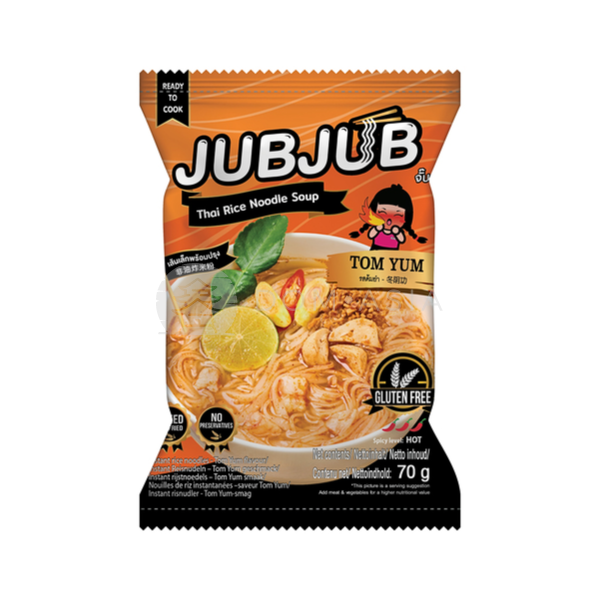Zupa makaron ryżowy o smaku Tomyum JUB JUB 70g x 12szt/ krt | Bun Gao ...