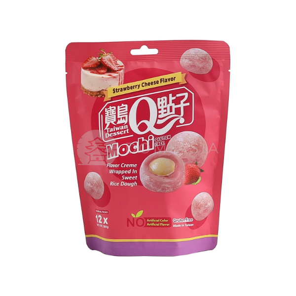 Mochi o smaku truskawkowego sera TAIWAN DESSERT 180g | Mochi Vi Banh ...