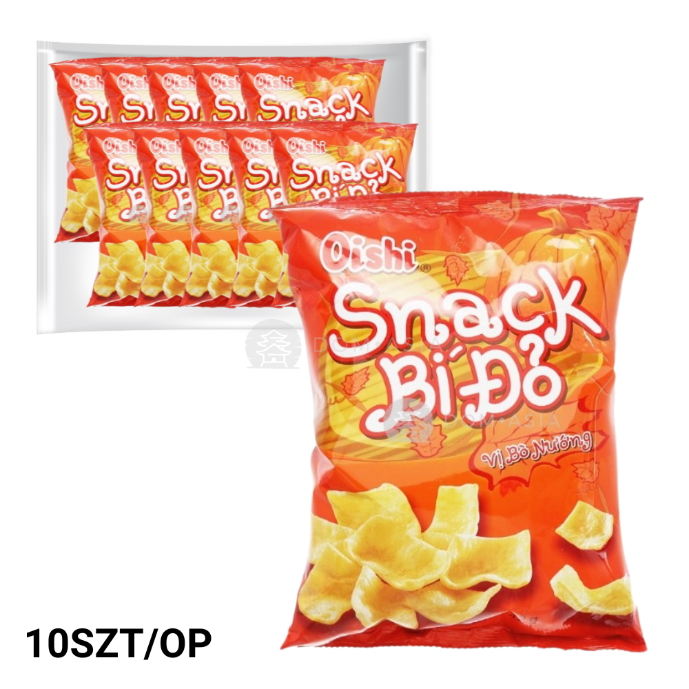 Snack o smaku dynii OISHI 34gx10szt/op | Snack Bi Do OISHI 34g x10szt ...