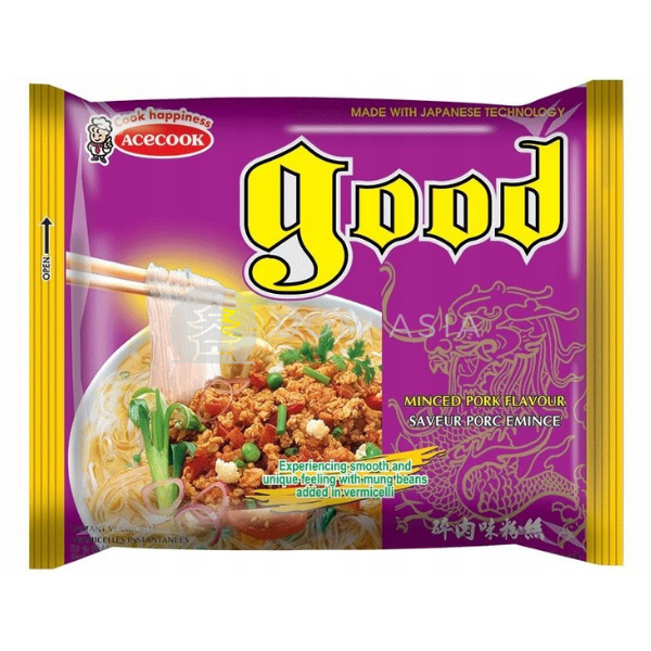 Zupka błyskawiczna makaron sojowy z Wieprzowina ACECOOK 57g x 48szt ...