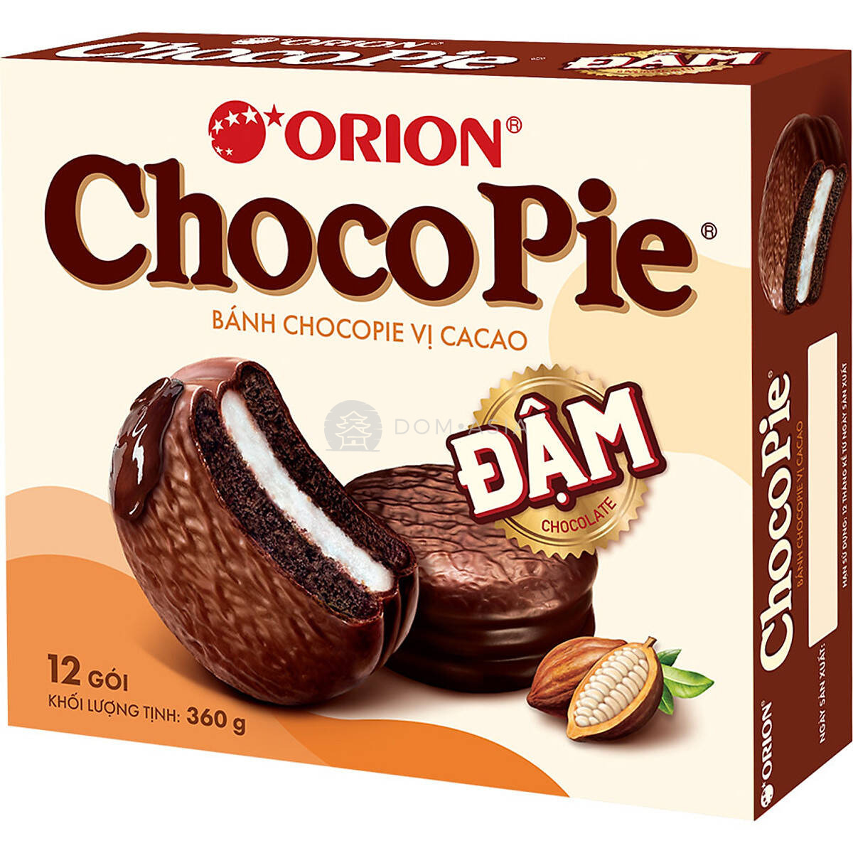 Ciastka choco-pie o smaku kakao ORION 360g | Chocopie vi Ca Cao ...