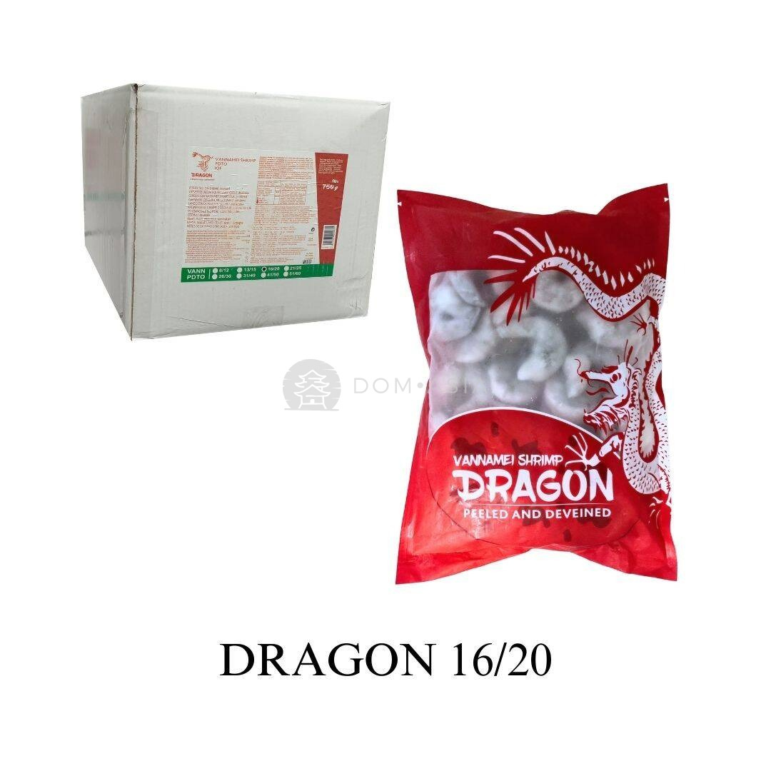 Krewetki 16-20 DRAGON 750g | Tom 16-20 Non Xe Lung DRAGON 750gx10szt ...